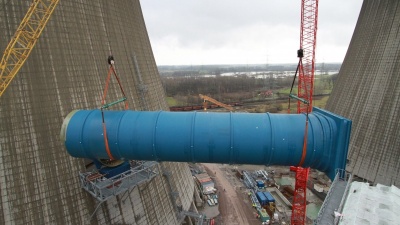 Structural designs an construction drawings for GRP flue gas ducts - Solico